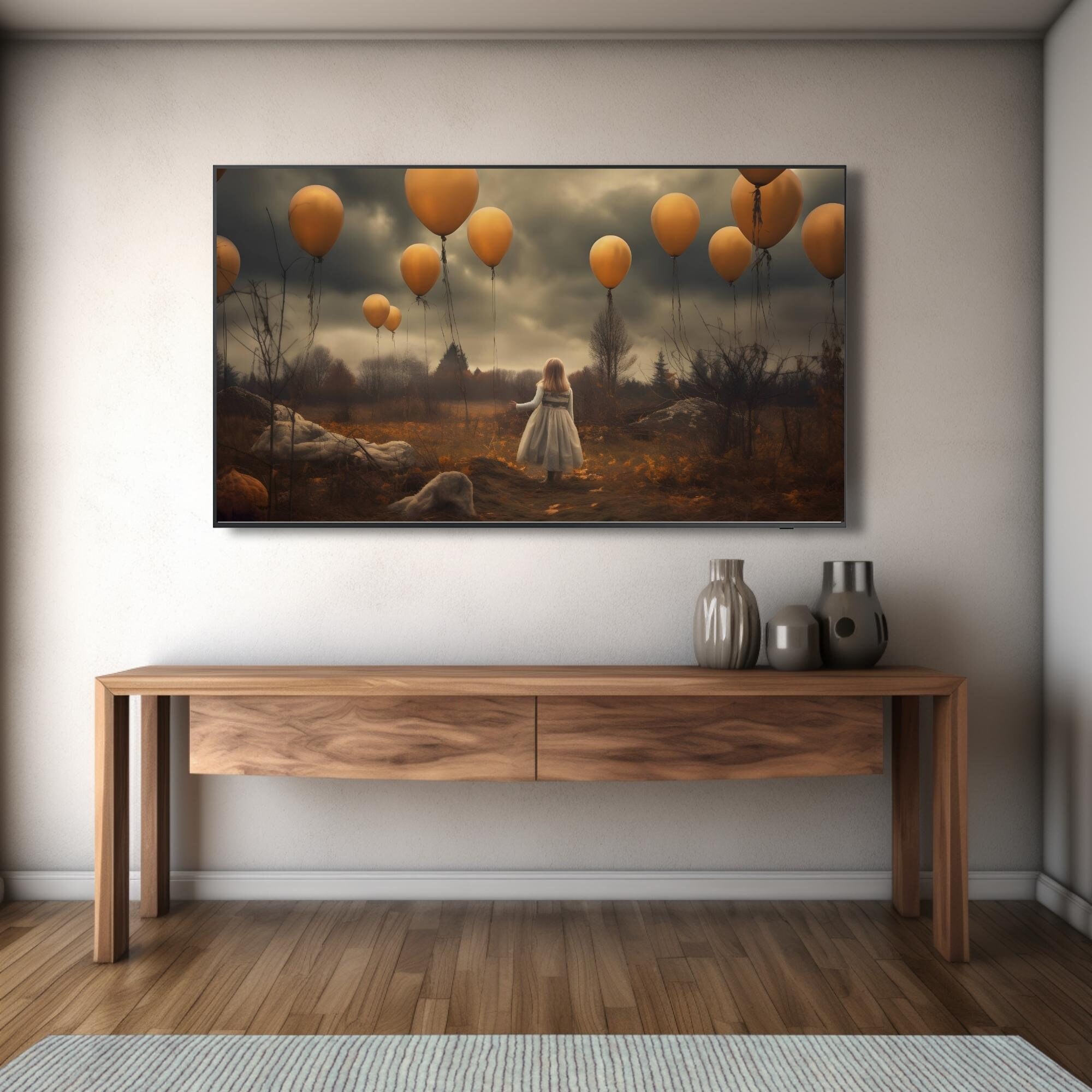 Halloween Frame Tv Art October Frame Tv Art Fall Frame TV - Etsy