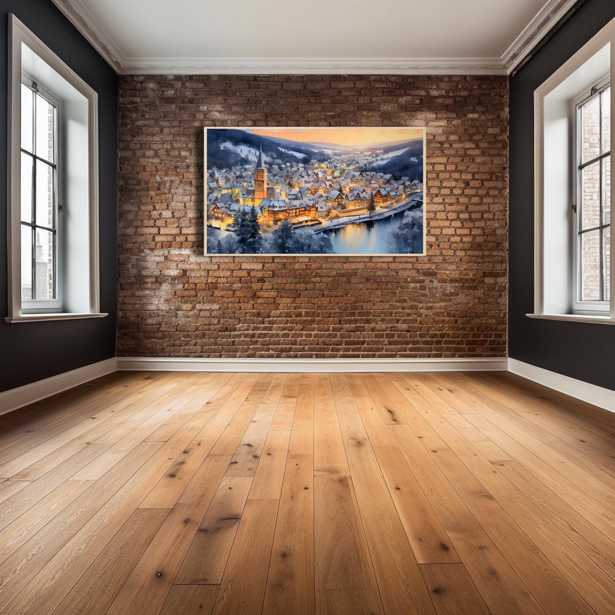 Christmas Art for the Frame Tv Art Winter Samsung Frame TV - Etsy