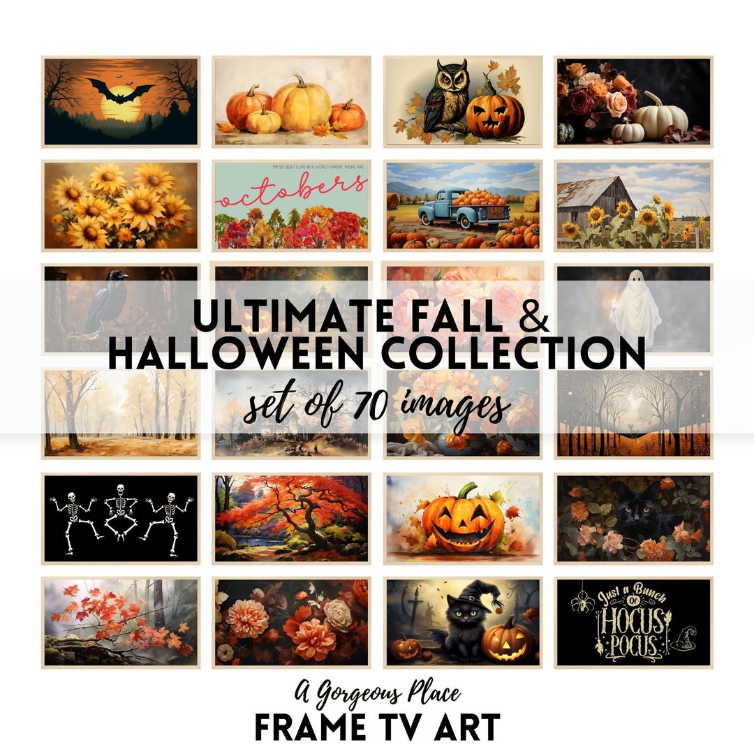 Samsung Frame Tv Art Fall Farmhouse Tv Art for Frame Tv Fall Tv Art ...