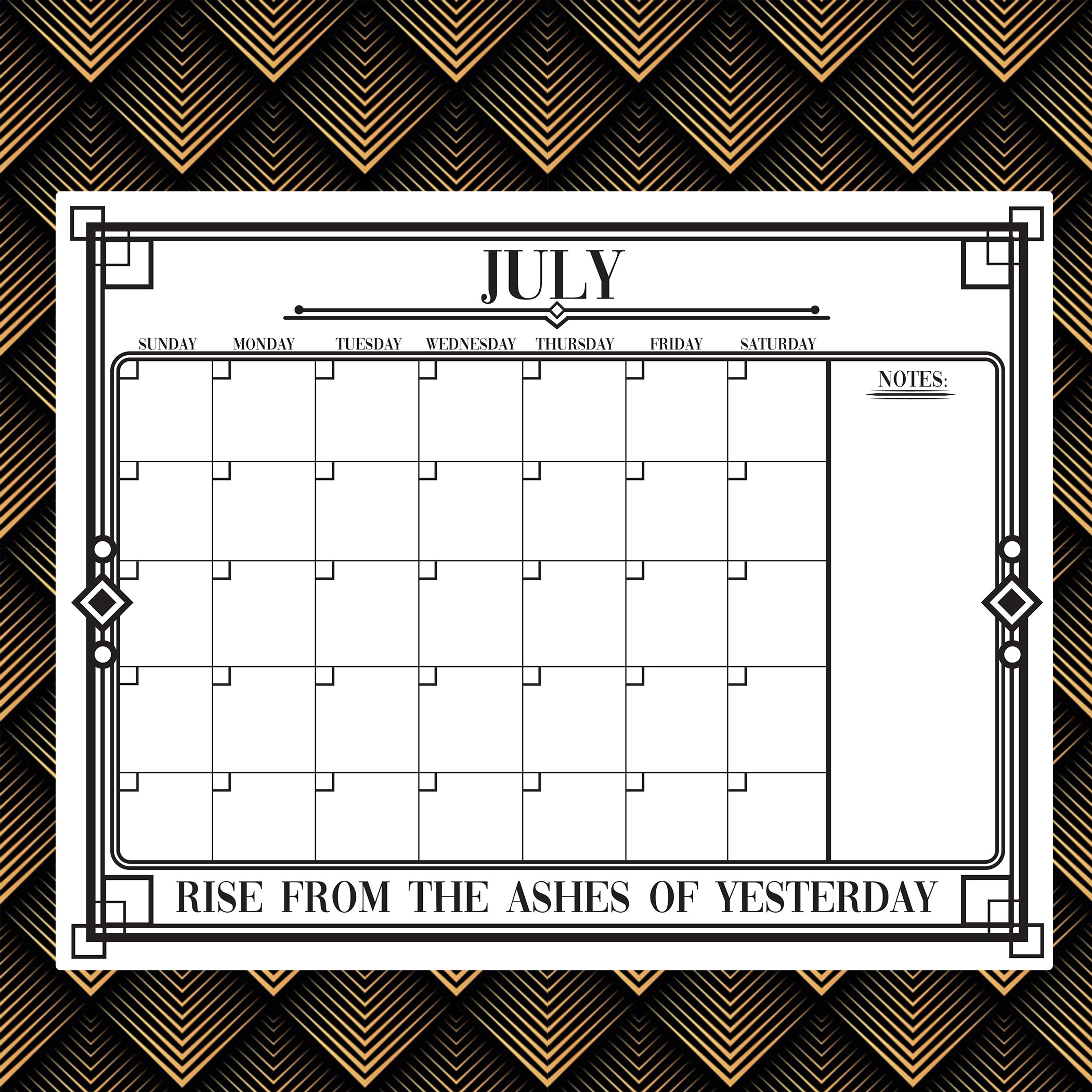 2024 & 2025 Printable Monthly Calendar| Instant Download| Print Ready ...