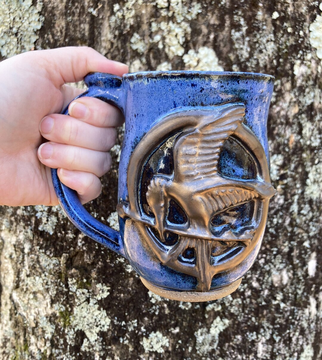 Mockingjay Inspired 17oz Stoneware Mug - Etsy