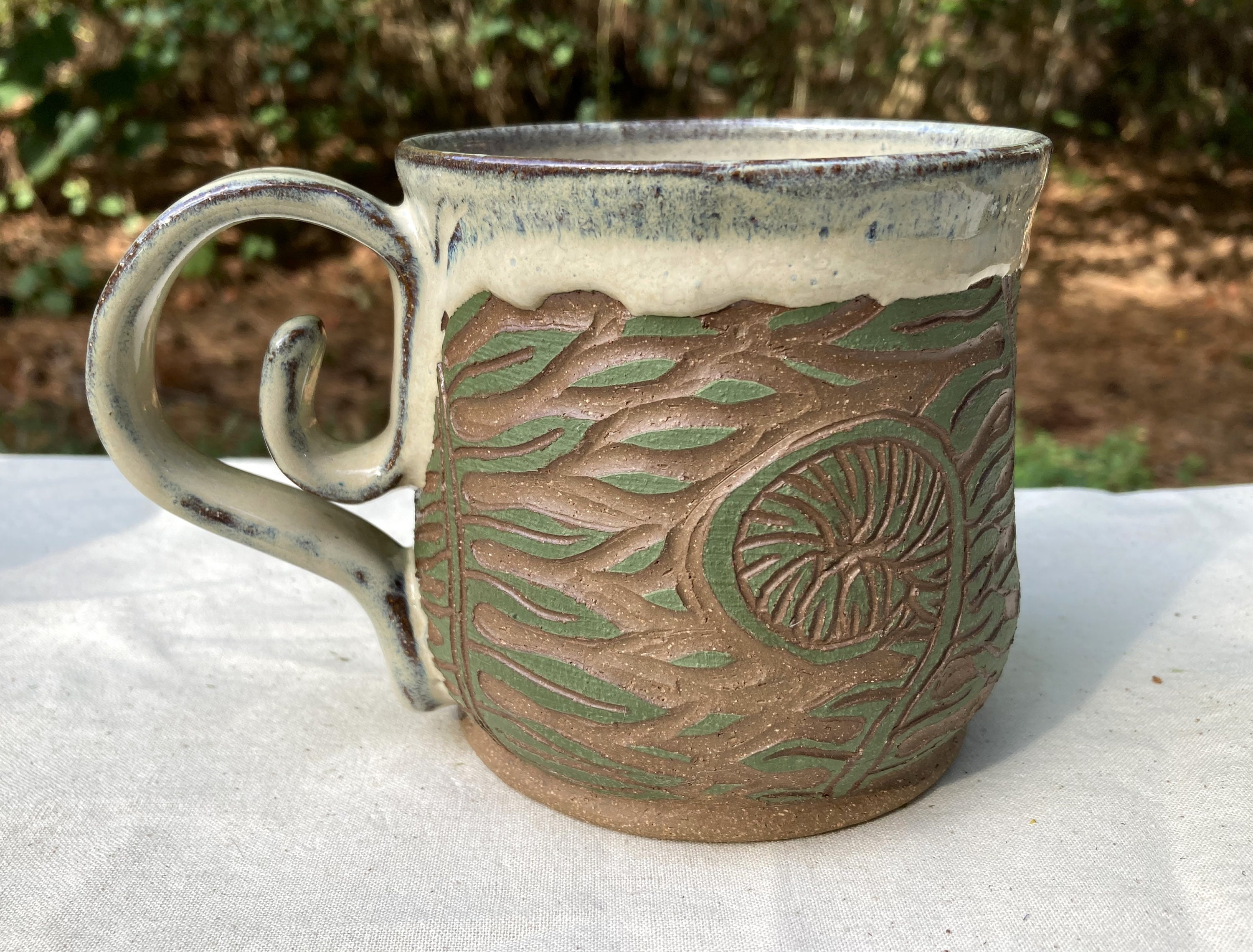 16oz Fiddlehead Fern Mug - Etsy