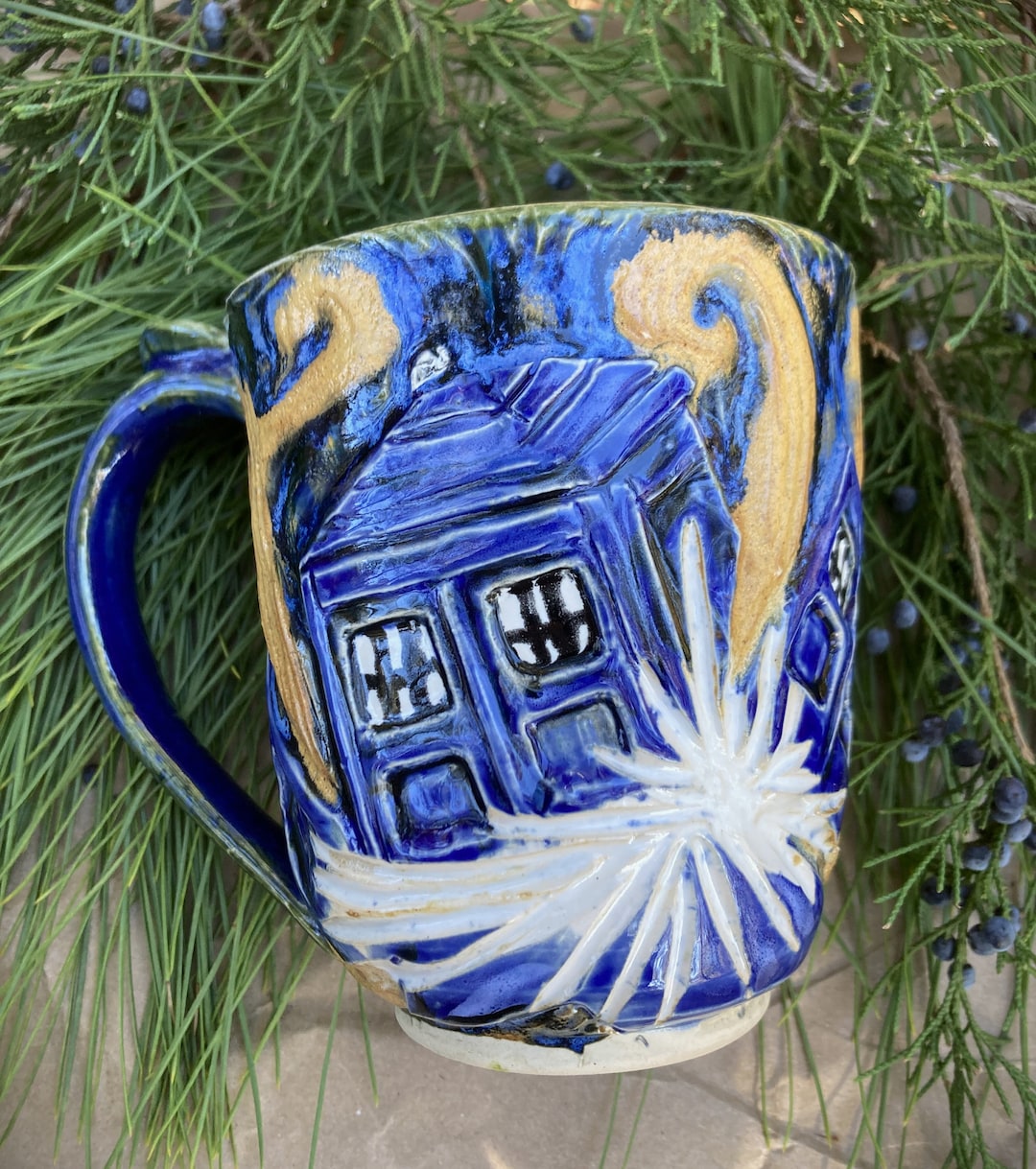 15oz Stoneware Exploding Tardis Mug - Etsy