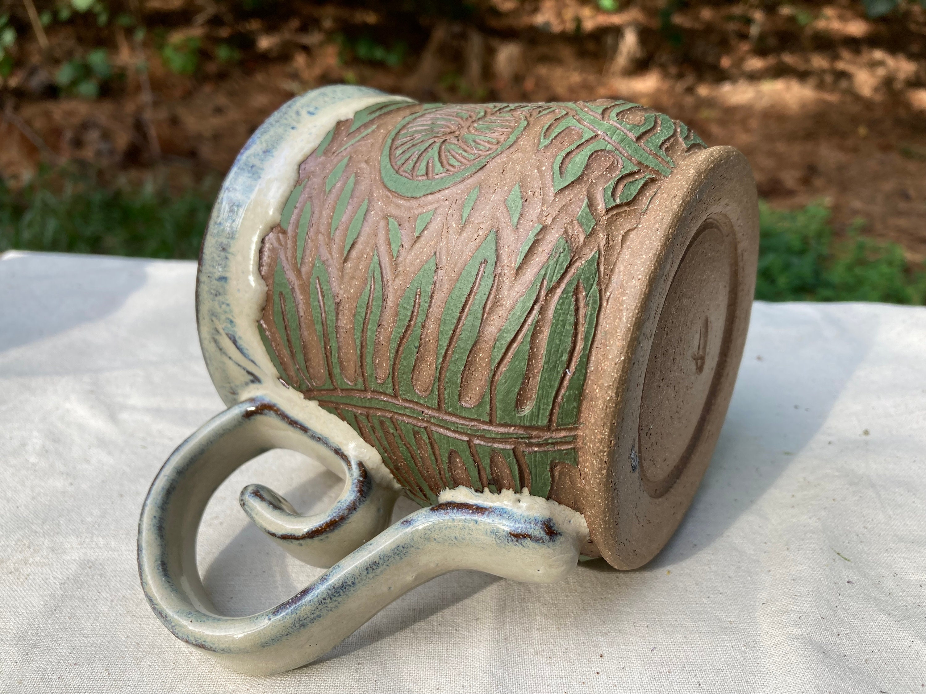 16oz Fiddlehead Fern Mug - Etsy