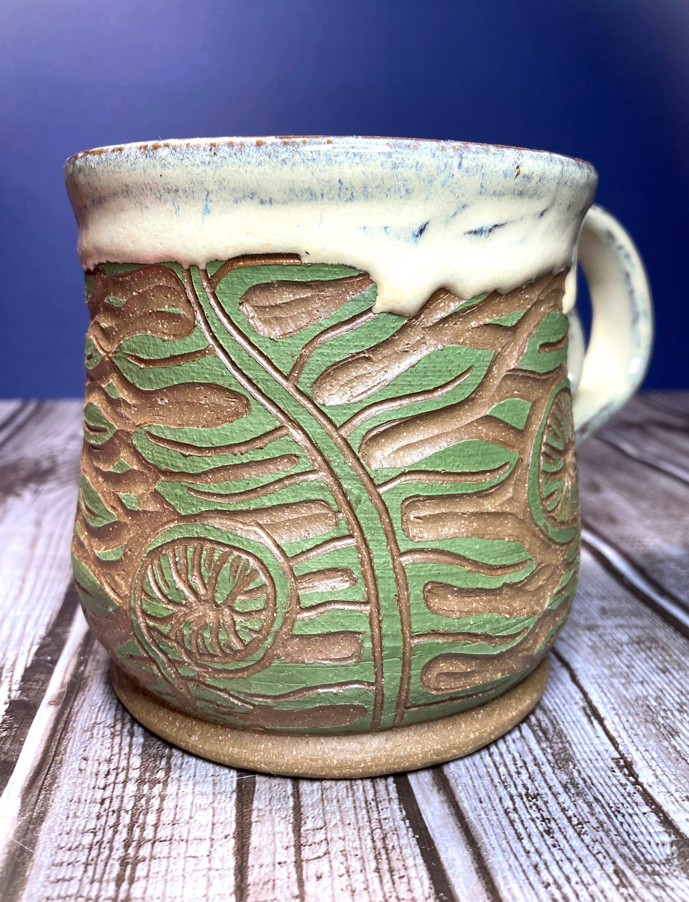 16oz Fiddlehead Fern Mug - Etsy