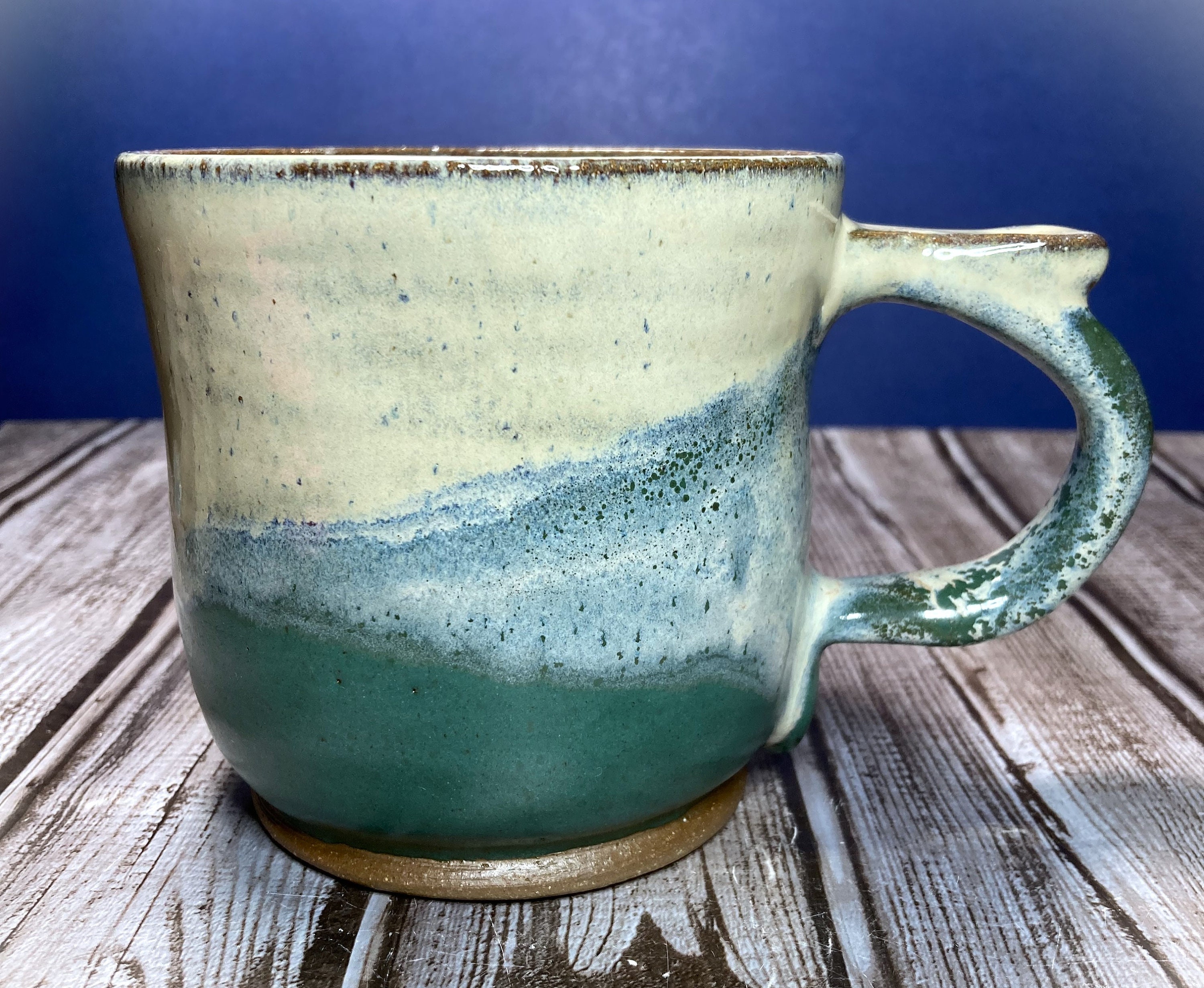 16oz Malachite Green Stoneware Mug - Etsy Canada