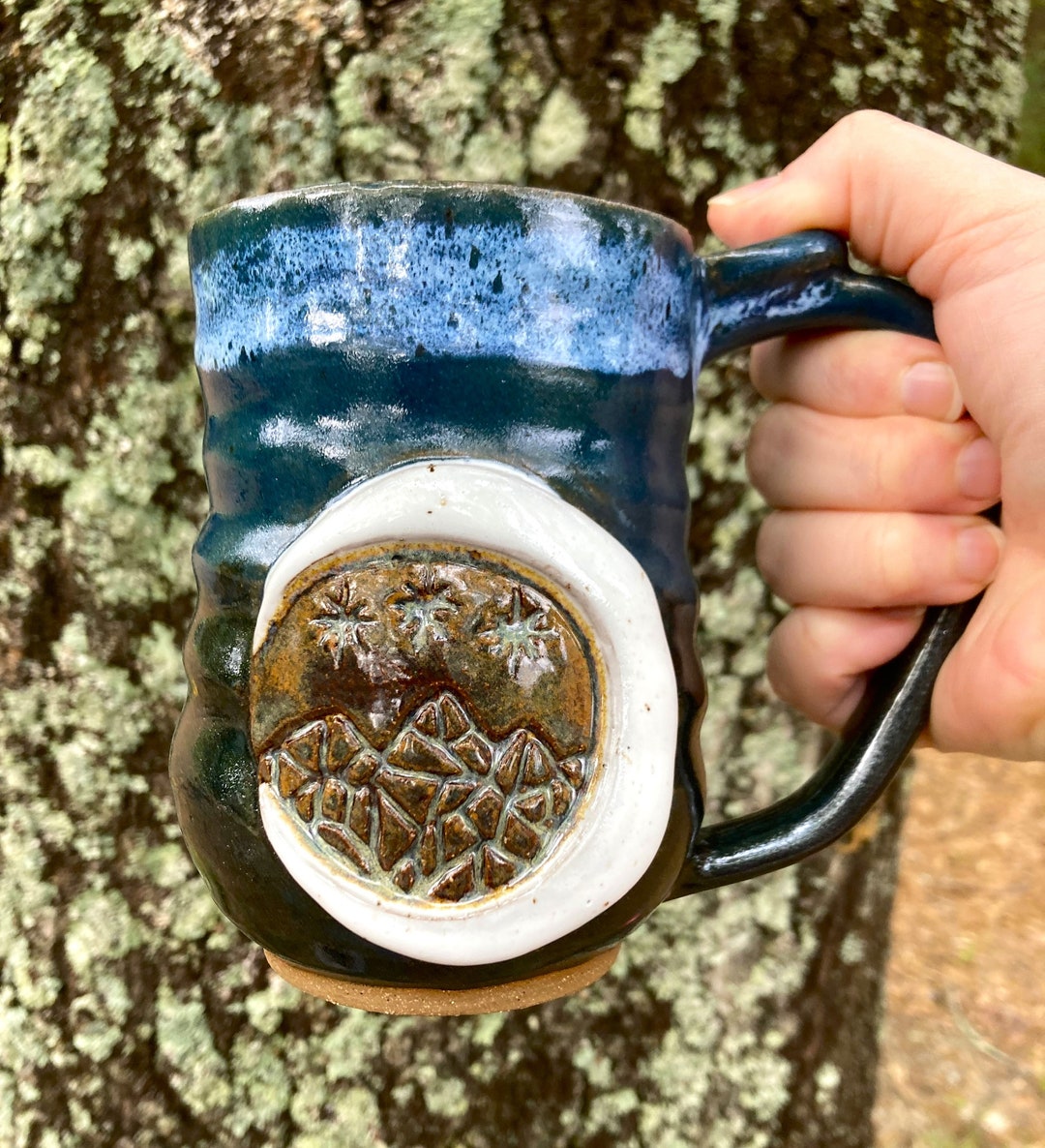 16oz Shimmery Stoneware Night Court ACOTAR Inspired Lefty Mug - Etsy