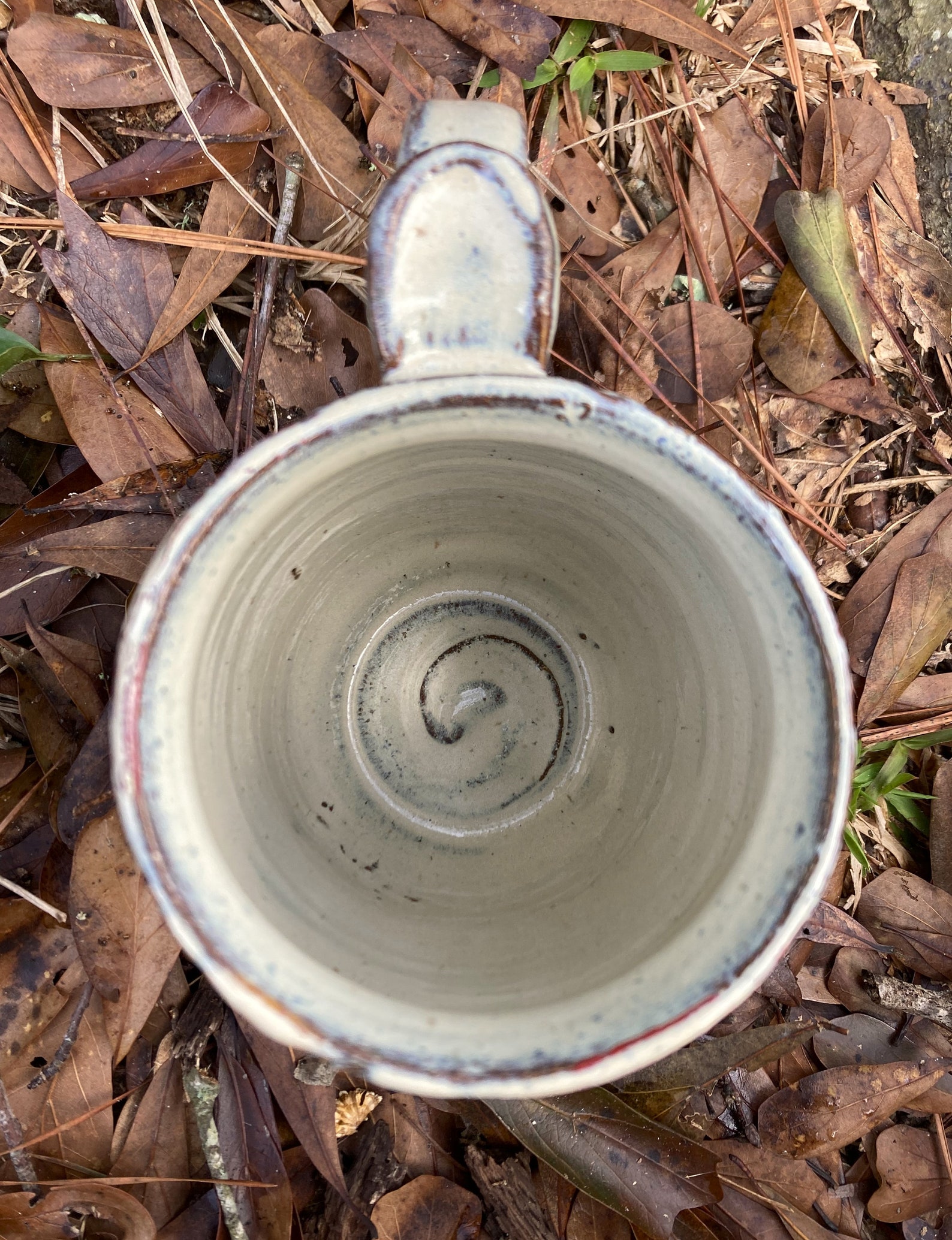 17oz Stoneware Autumn Leaf Sgraffito Mug - Etsy