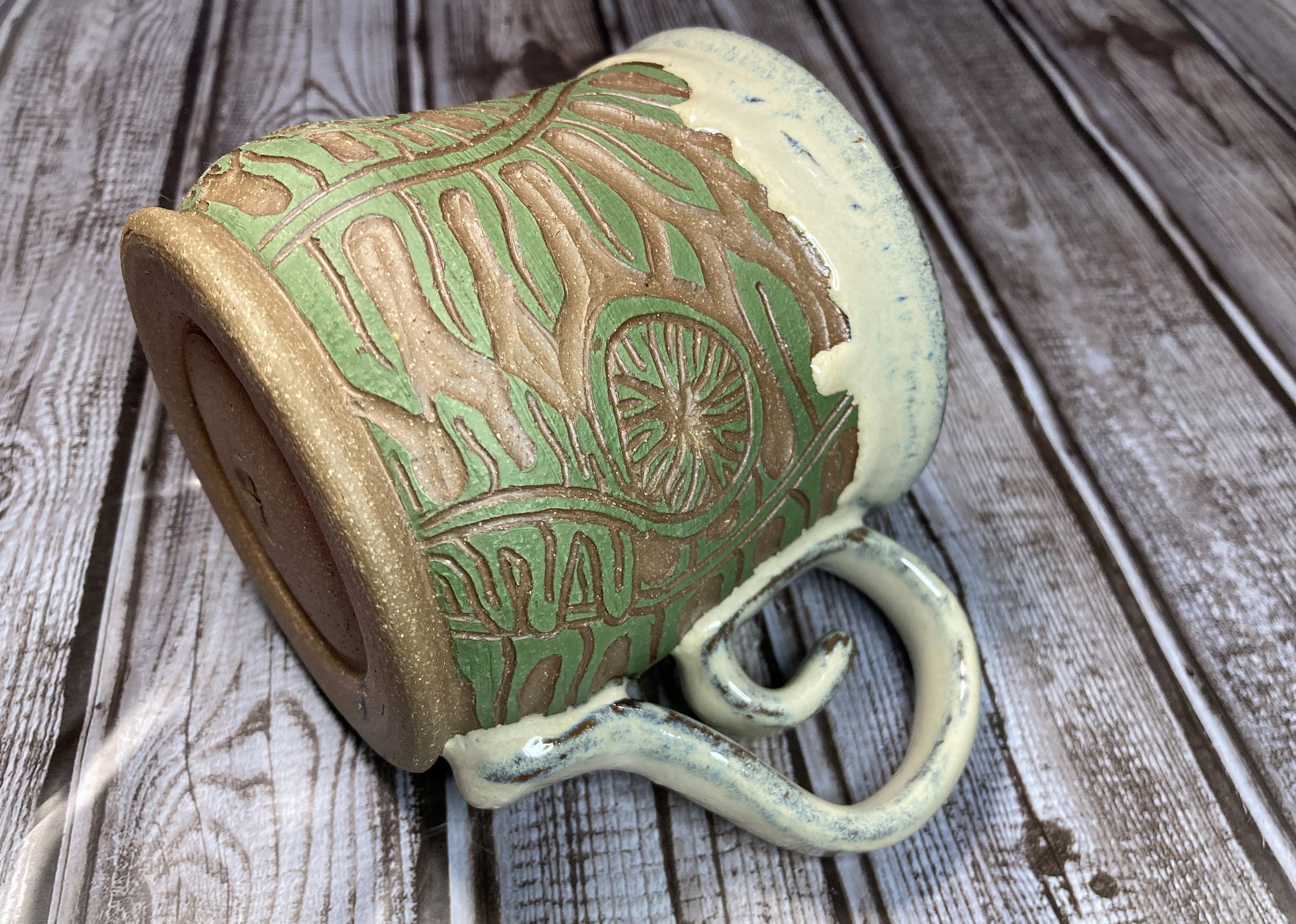 16oz Fiddlehead Fern Mug - Etsy