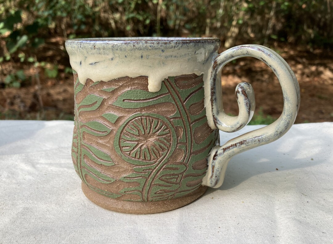 16oz Fiddlehead Fern Mug - Etsy