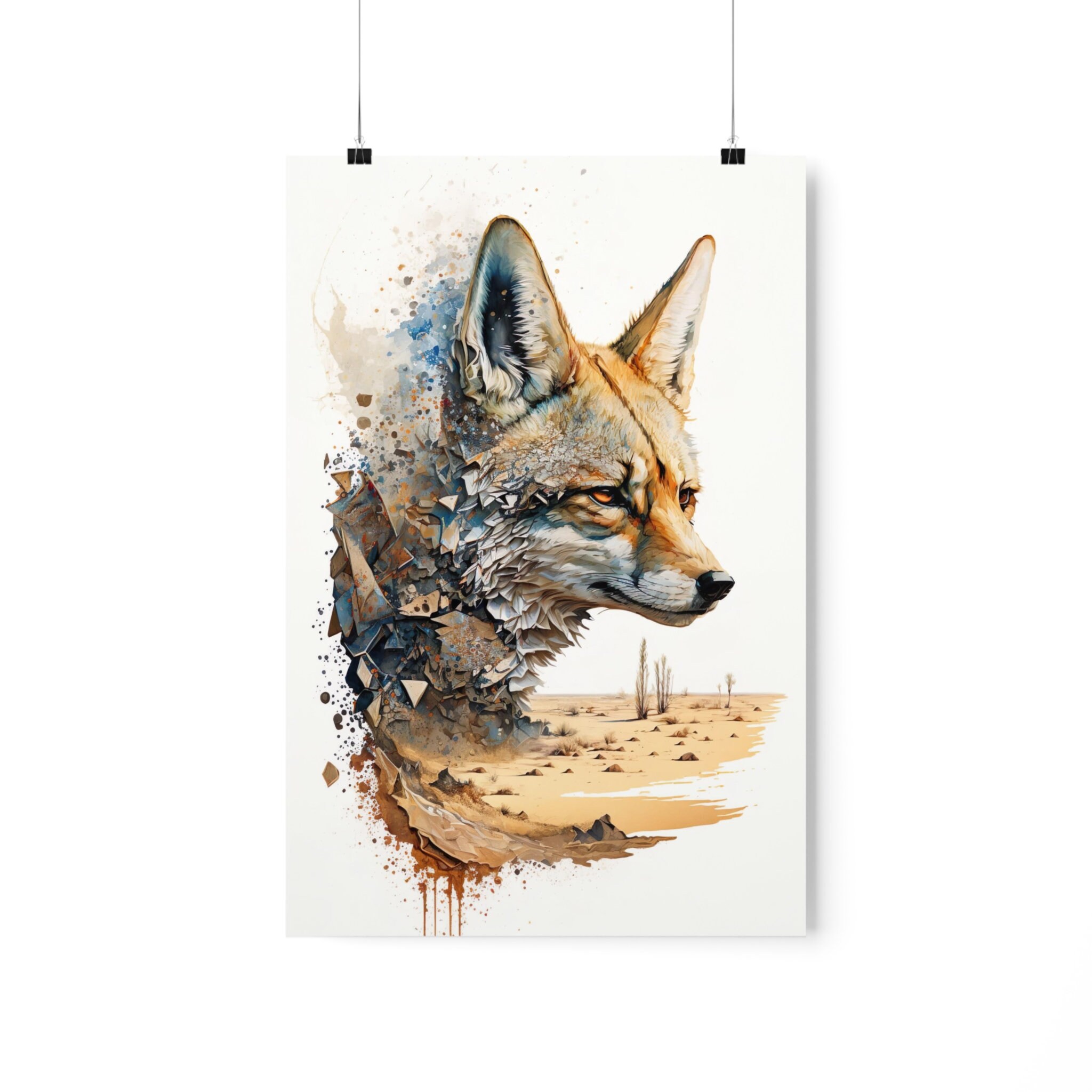 Desert Fox Poster Desert Fox Wall Art Desert Fox Print - Etsy