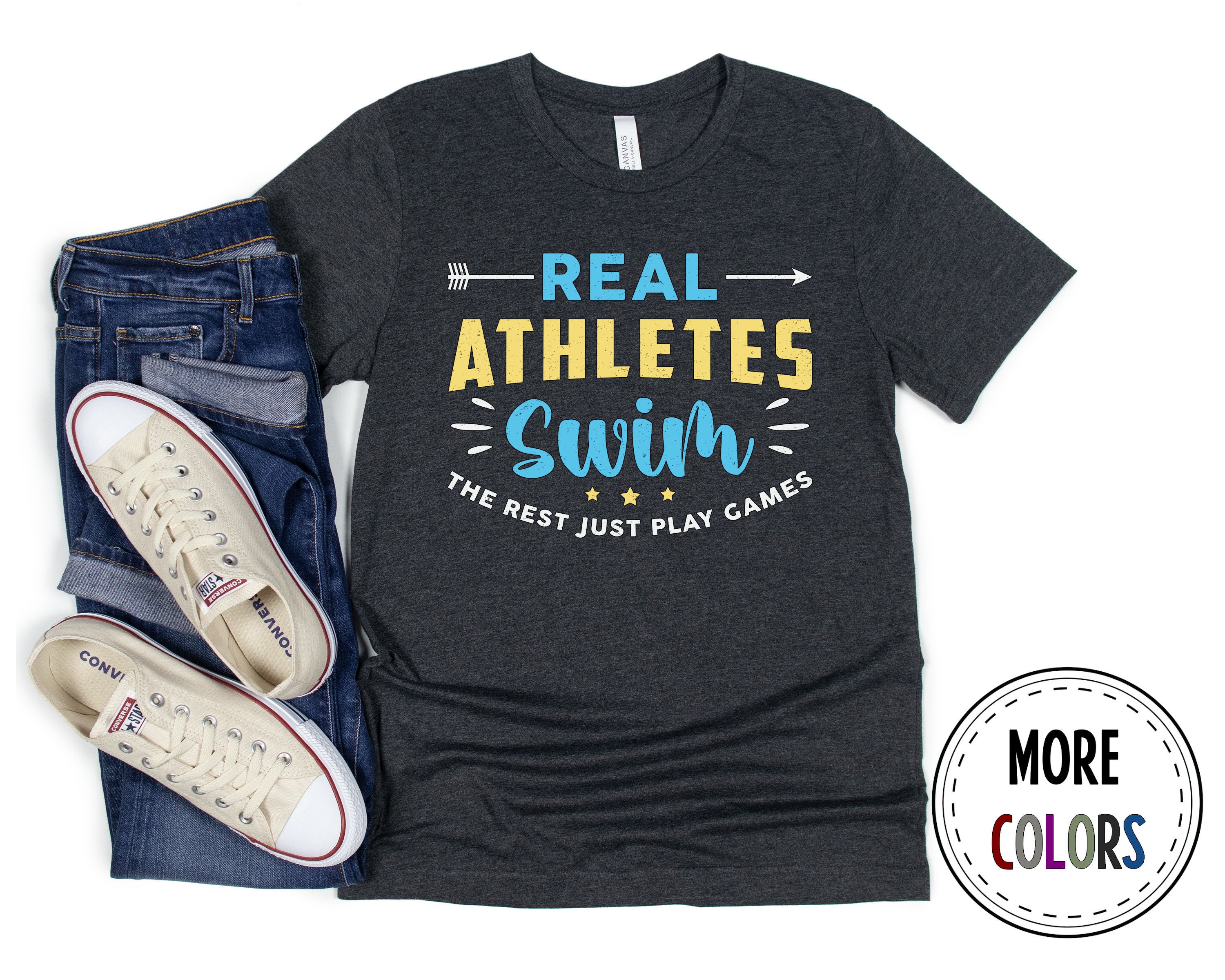 Swimming Shirt, Swim Tshirt, Swimmer T Shirt, Swimming Shirts, Real ...