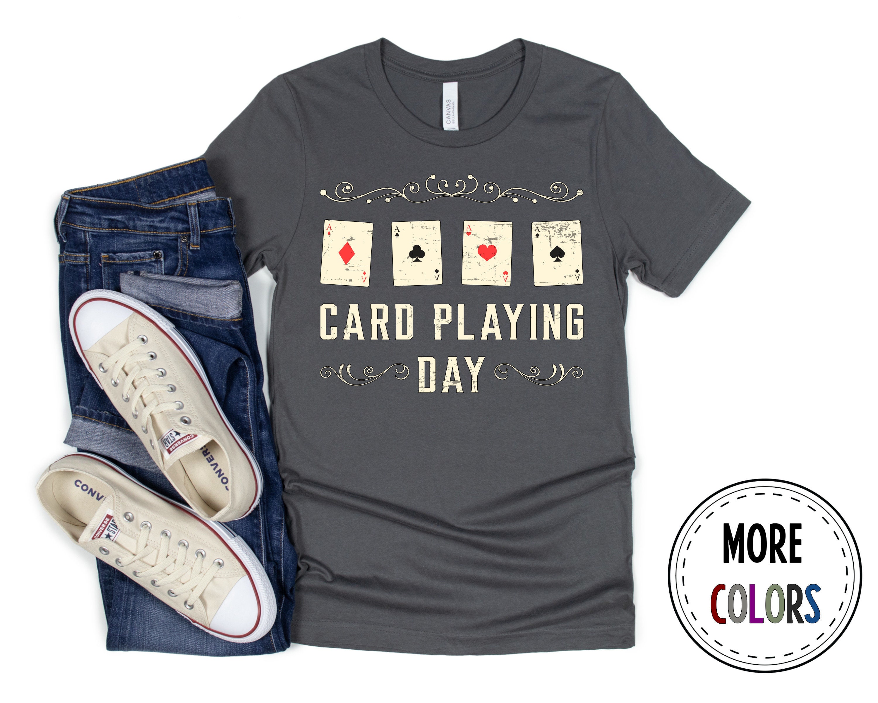 Playing Card Shirt Player Card Tshirt Poker T Shirt Funny - Etsy