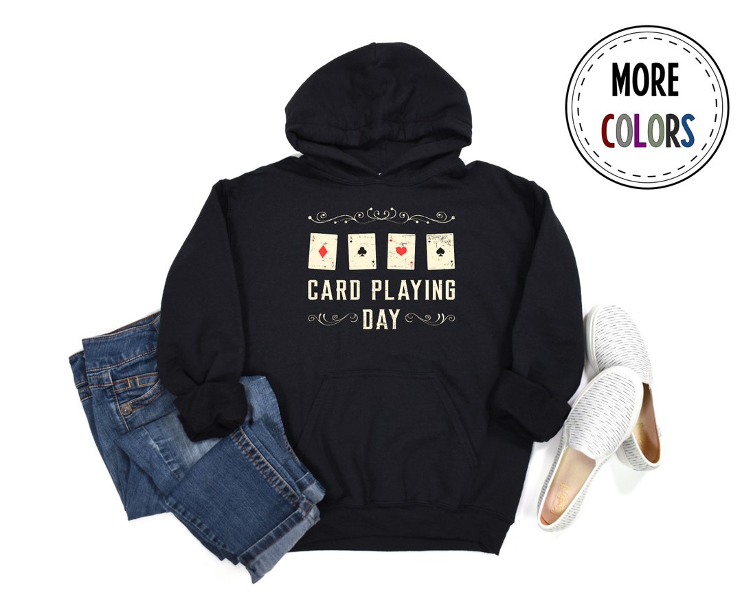 Playing Card Hoodie, Playing Cards Hoodies - Etsy