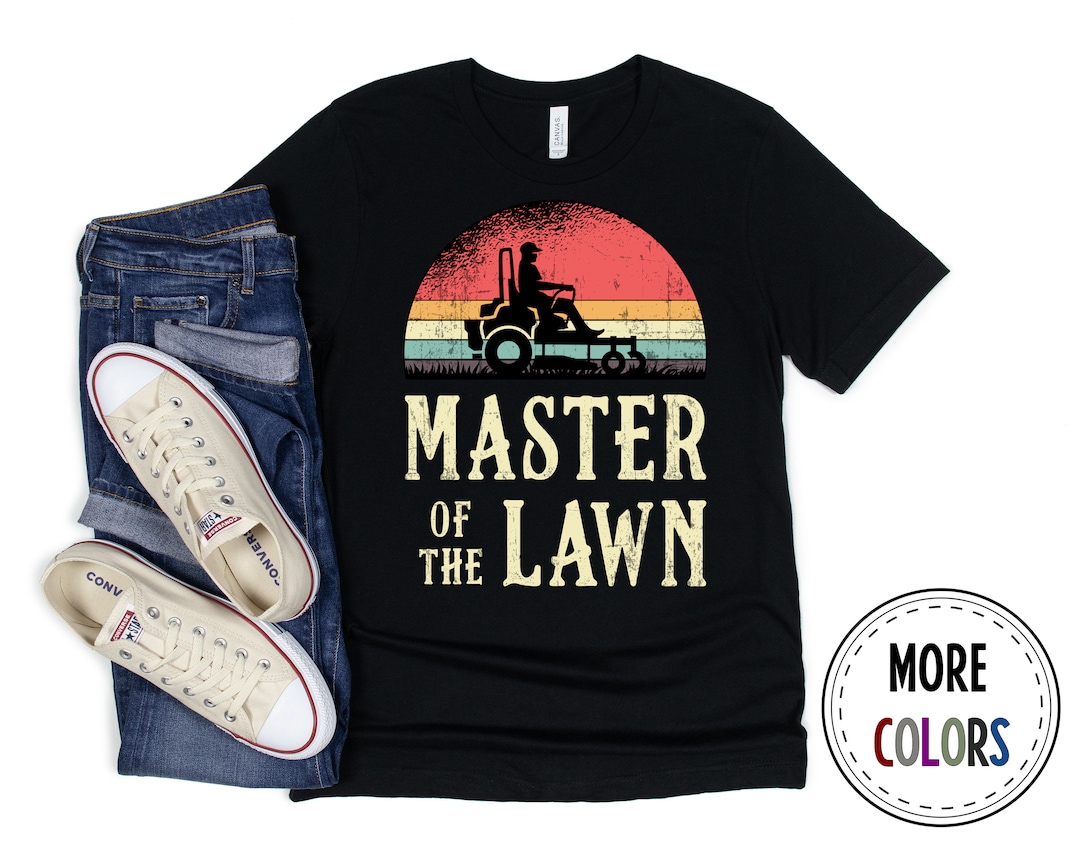 Lawn Mower Shirt, Landscaper Tshirt, Landscaping T Shirt, Funny Lawn ...