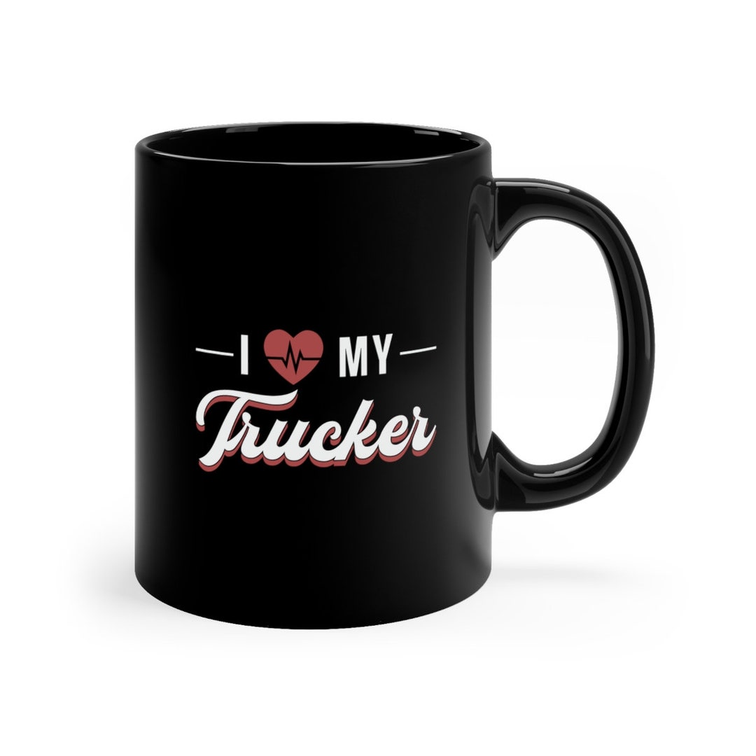 Trucker's Wife Mug, Trucker Wife Coffee Cup - Etsy