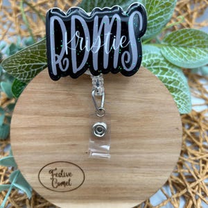 Credential Badge Reel, Ultrasound Tech Badge Reel, Ultrasound Tech Gift ...