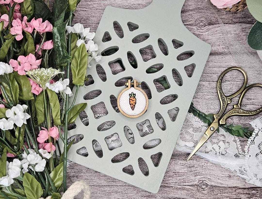 Mini Carrot Cross Stitch Pattern - Etsy