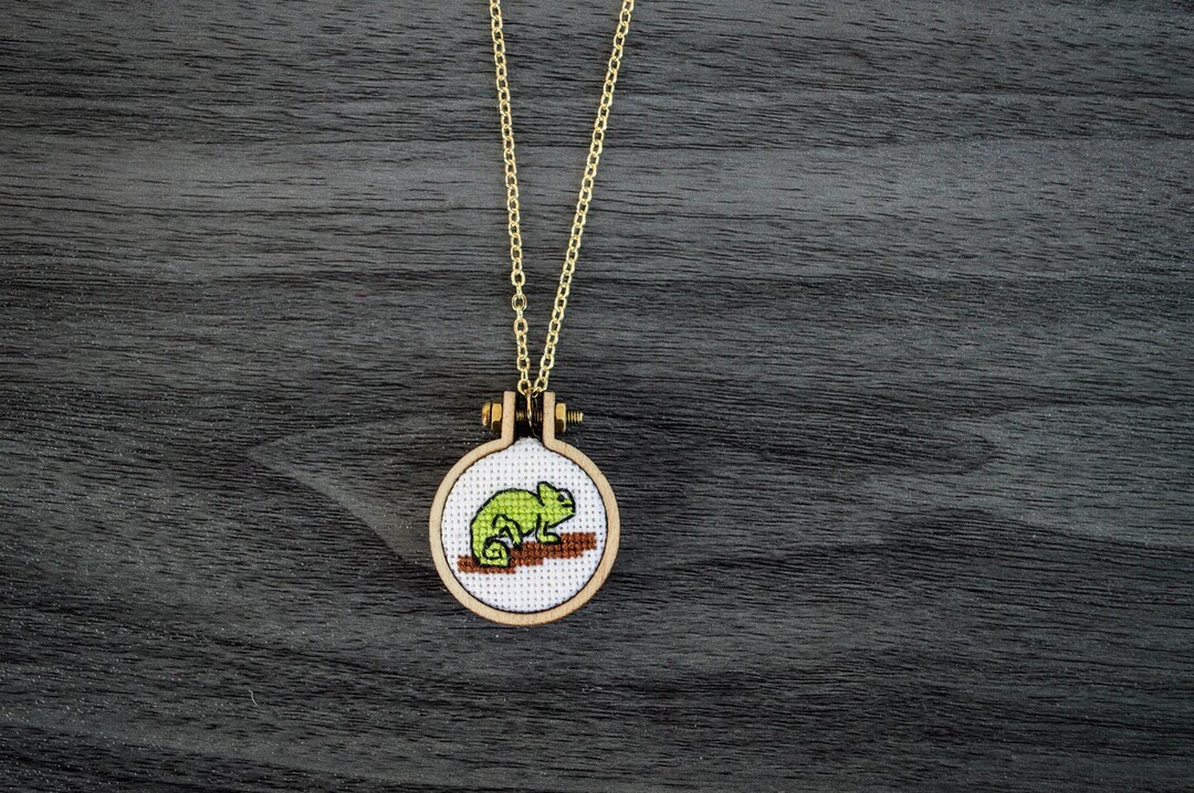 Mini Chameleon Cross Stitch Pattern - Etsy