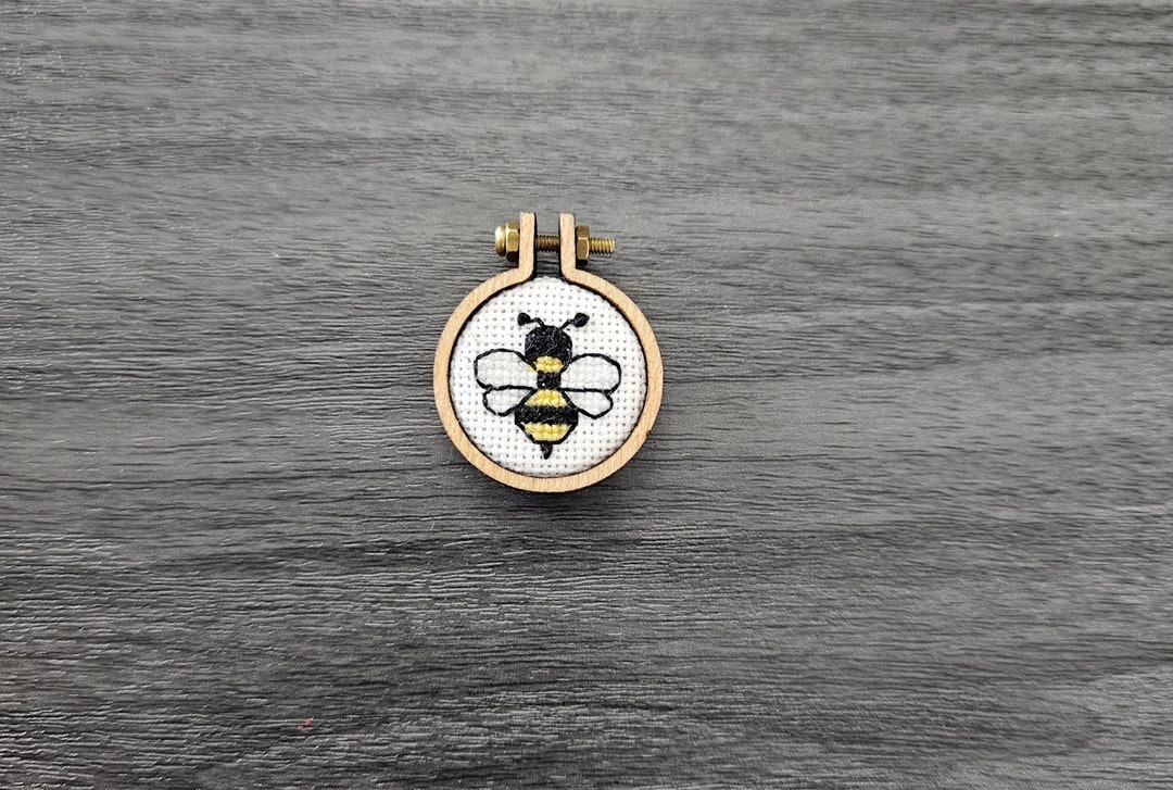 Mini Bumble Bee Cross Stitch Pattern - Etsy