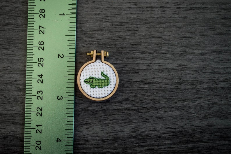 Mini Alligator Cross Stitch Pattern - Etsy