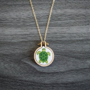 Mini Turtle Cross Stitch Pattern - Etsy