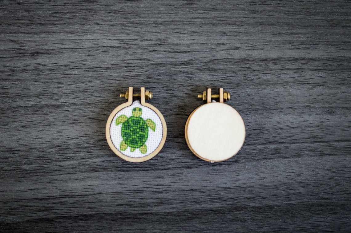 Mini Turtle Cross Stitch Pattern - Etsy