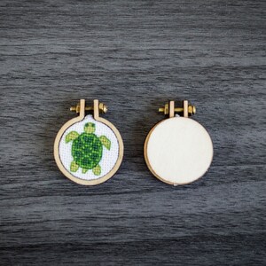 Mini Turtle Cross Stitch Pattern - Etsy