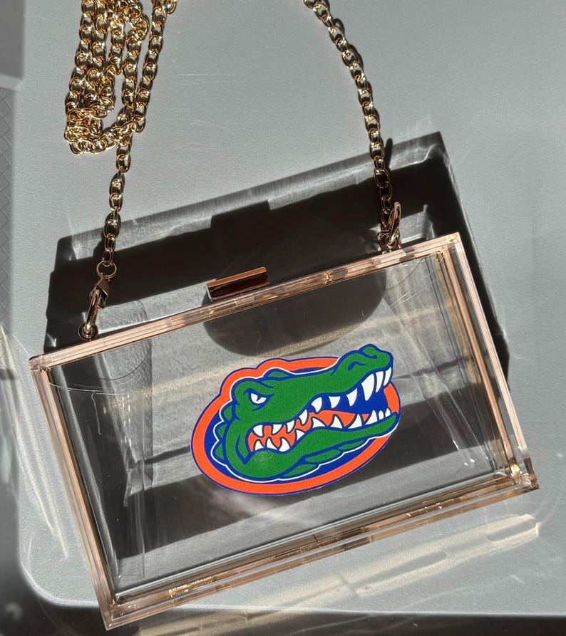 New Stylish Stadium-approved Florida/georgia Clear Purses - Grab Yours ...