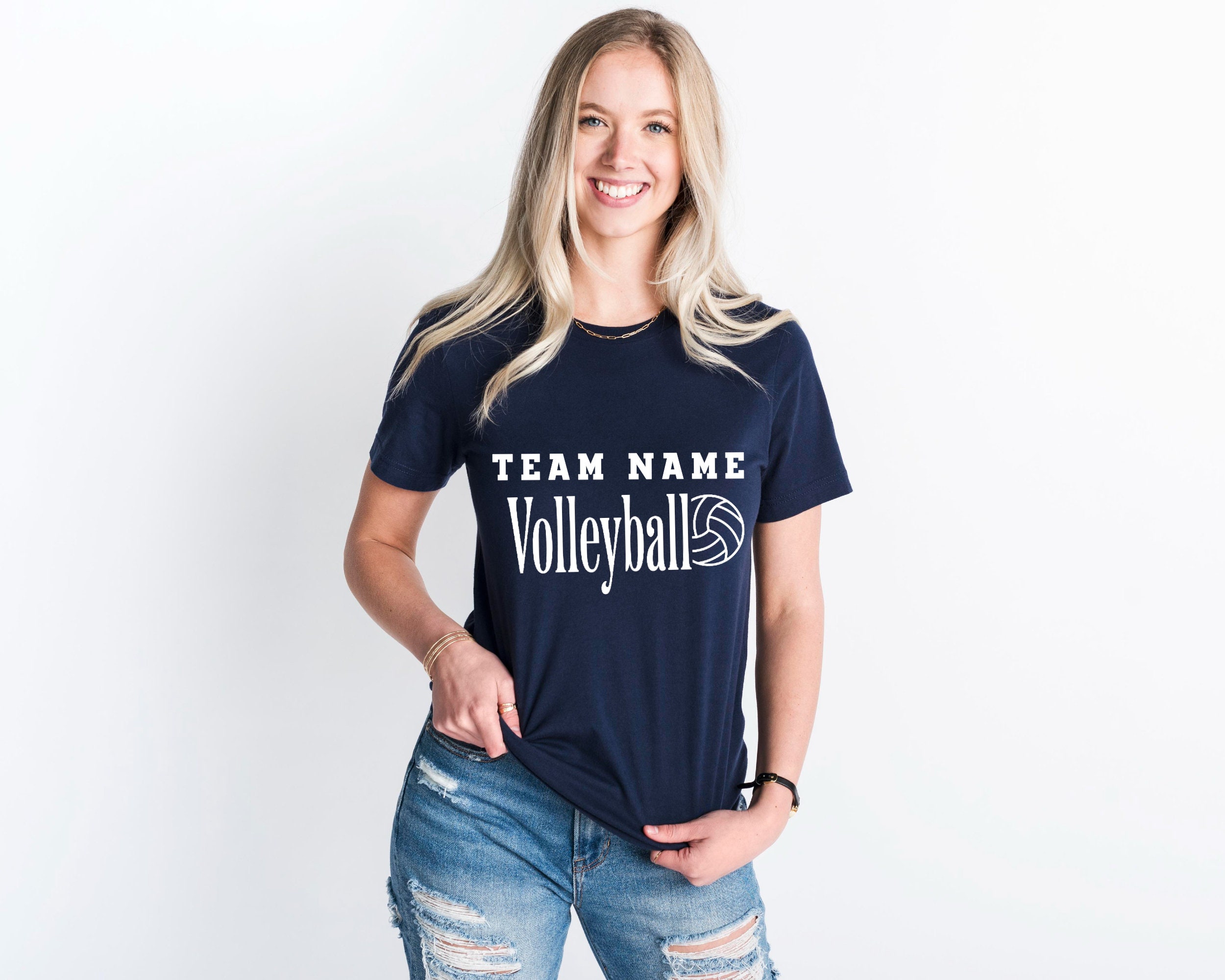Custom Volleyball Team Name Shirt, Personalized Volleyball Shirt ...