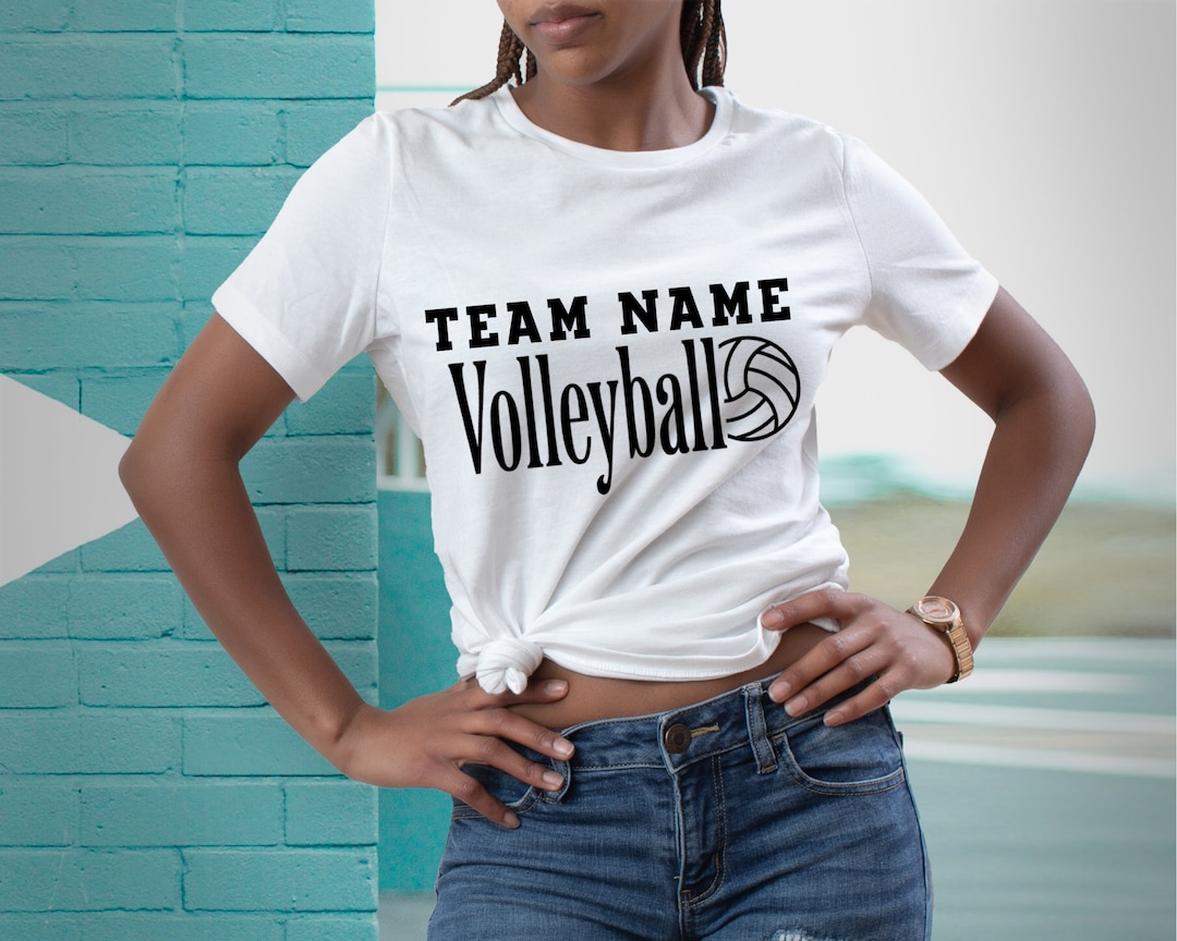 Custom Volleyball Team Name Shirt, Personalized Volleyball Shirt ...