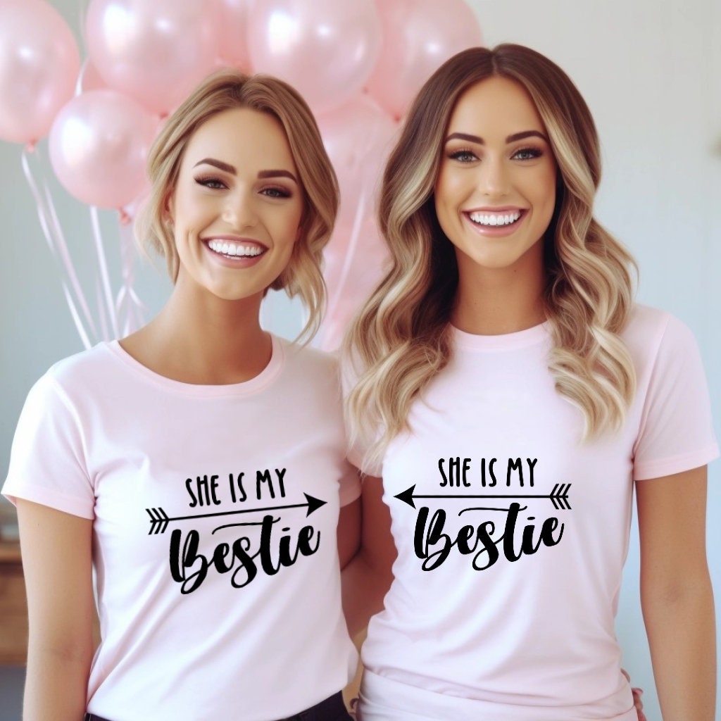 She is My Bestie Shirt, Besties Squad Shirt, Best Friend Shirt, Girls ...