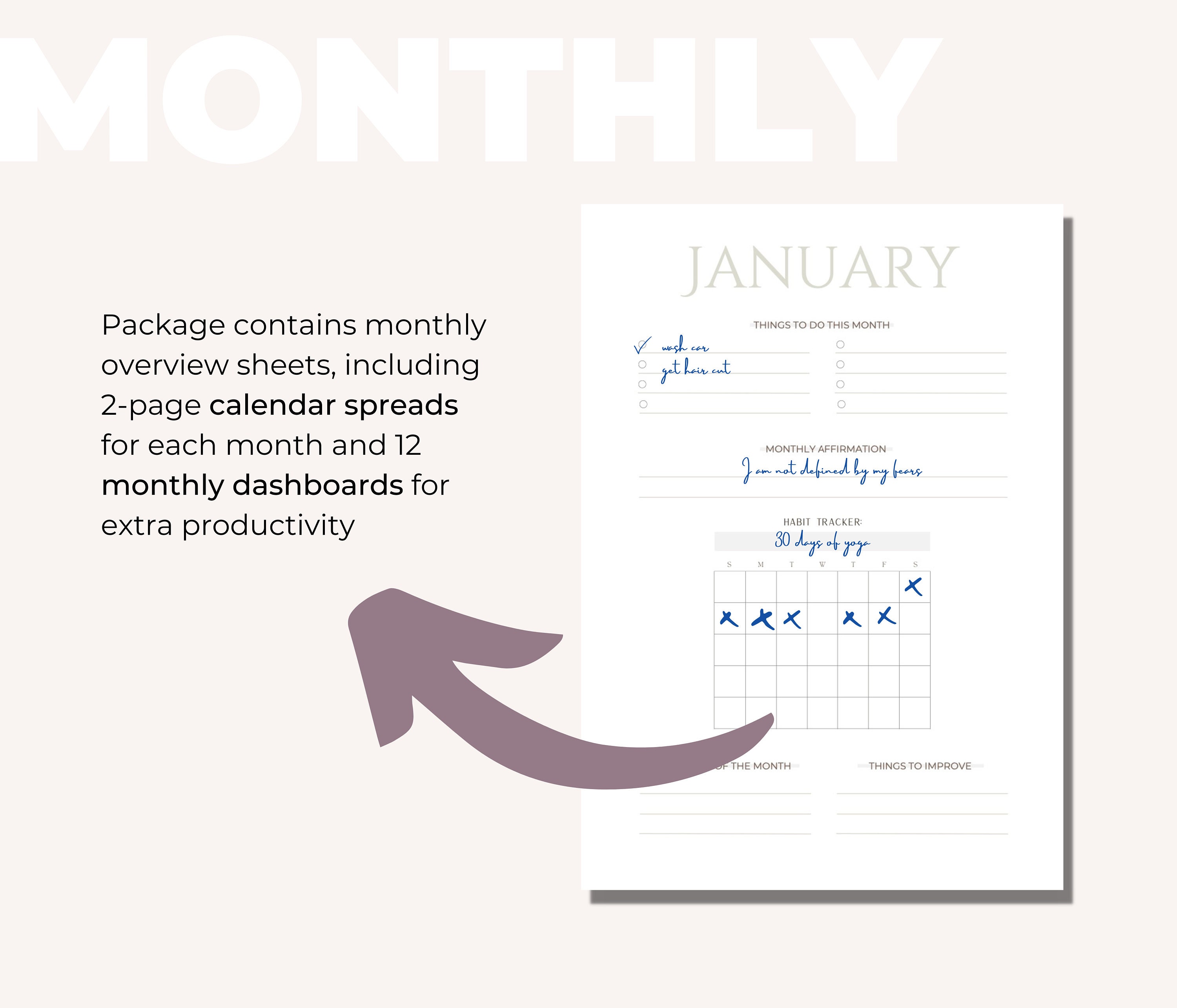 2023 Planner // Printable A5 Instant Download // Monthly - Etsy