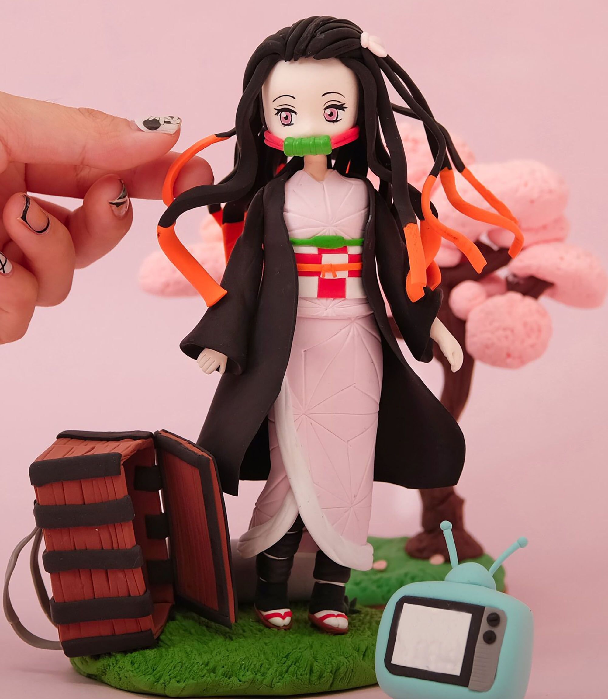 6 Inches Personalize Chibi Custom Figure Clay, Handmade Chibi, Clay ...