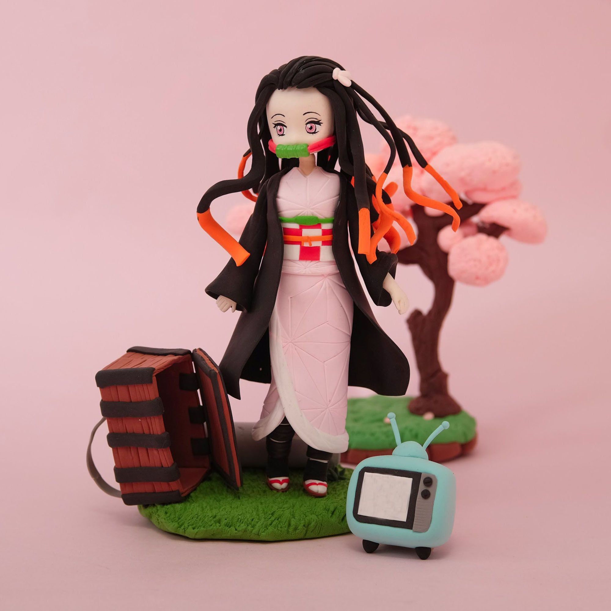 6 Inches Personalize Chibi Custom Figure Clay, Handmade Chibi, Clay ...