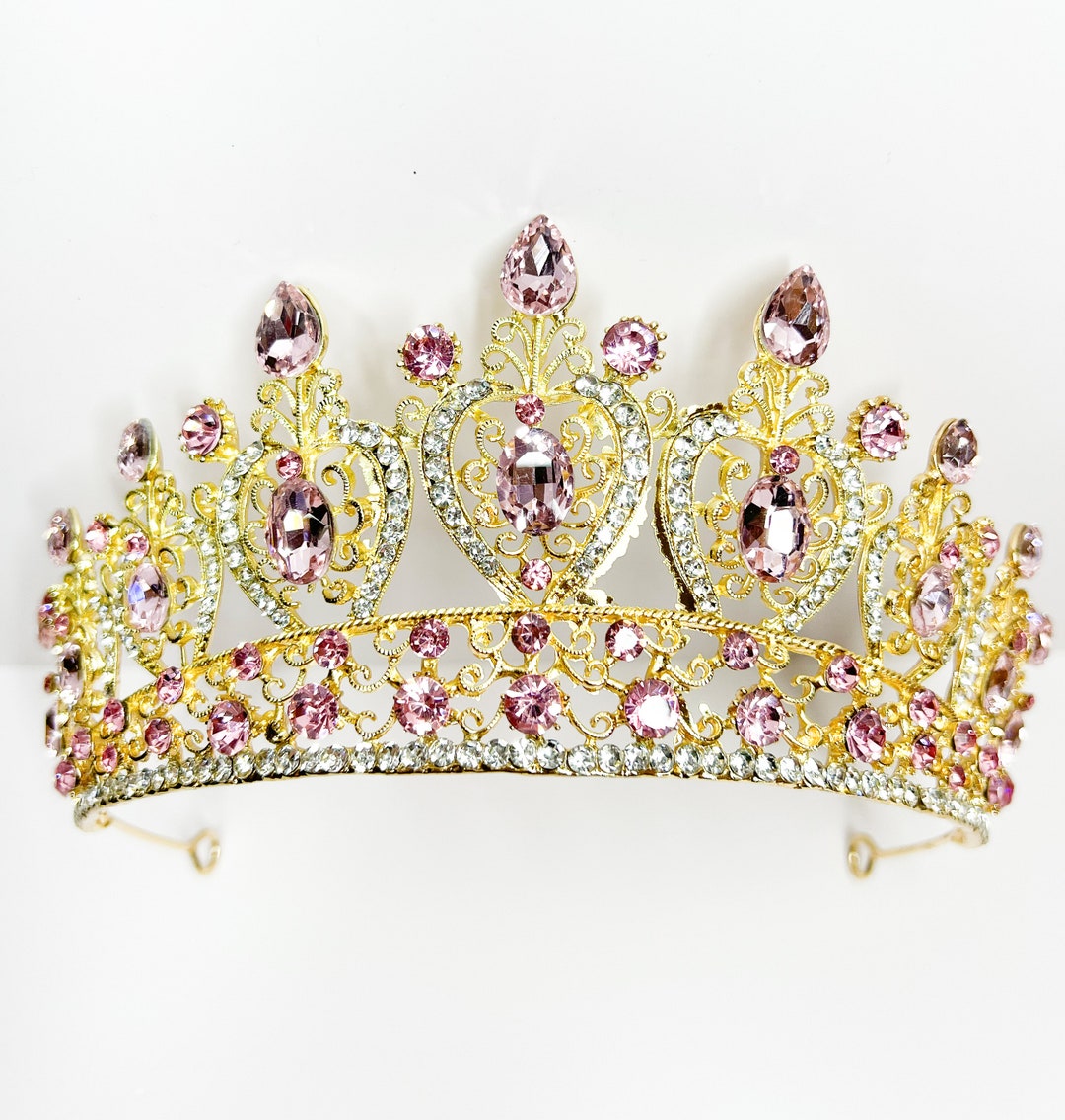 Queen Tiara Red Rhinestone Tiara Tiara Crown Prom - Etsy