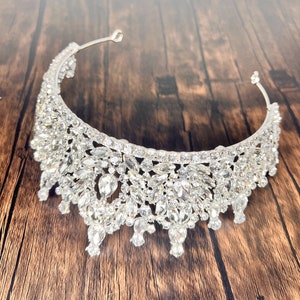 Queen Crown, Silver Princess Tiaras and Crowns Wedding Tiara and Crown ...