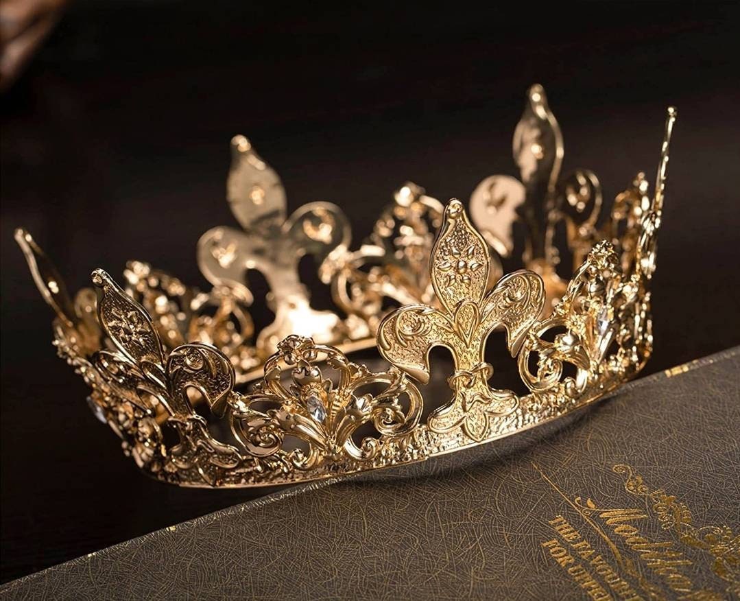 Gold Medieval Princess Crown