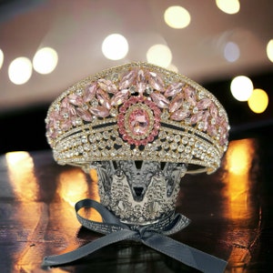 Pink Rhinestone Tiara, Wedding Bridal Tiara, Royal Queen Crown, Pink ...