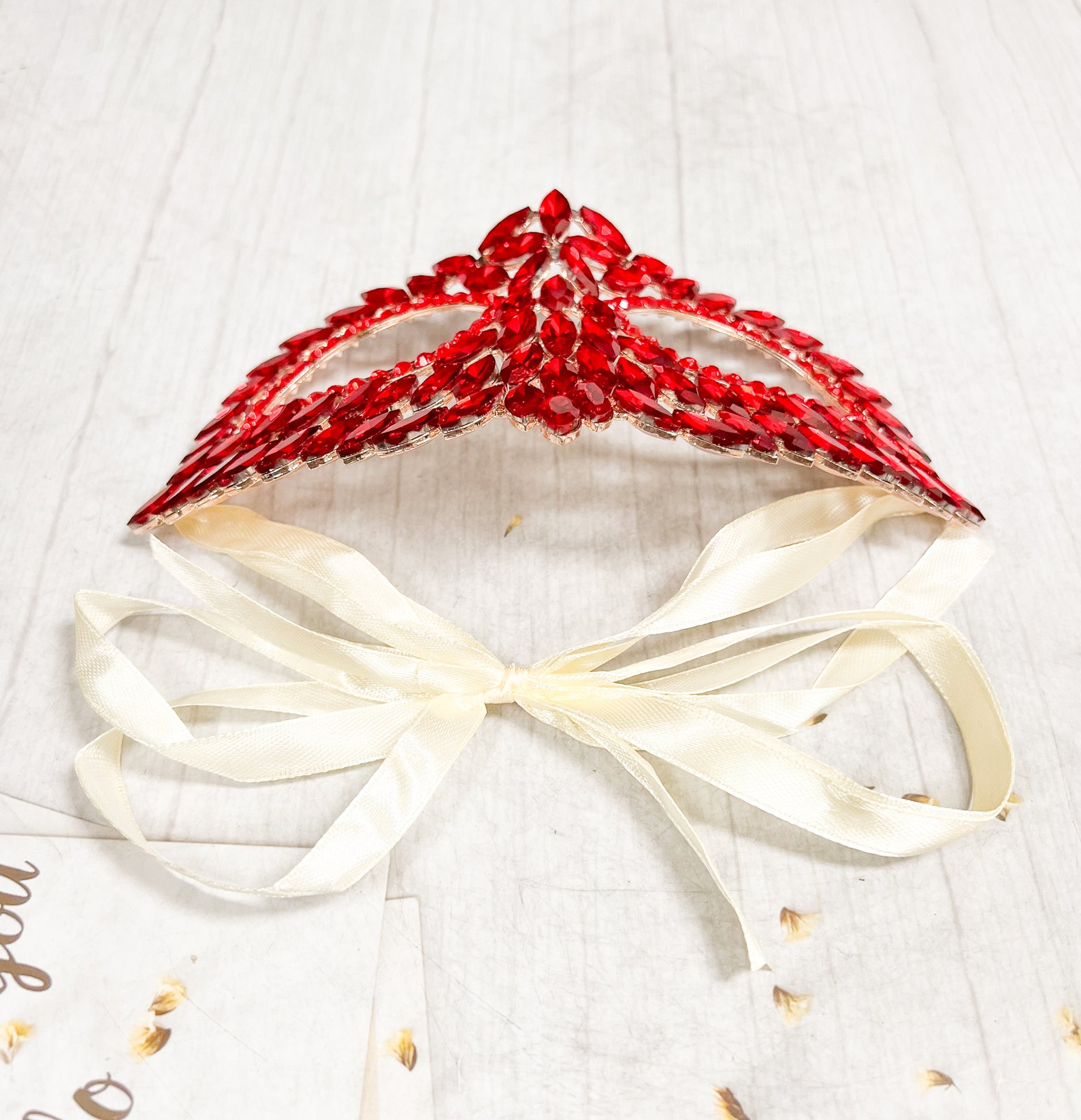 Handmade Ruby Rhinestone Masquerade Mask: Cosplay Costume Accessory - Etsy