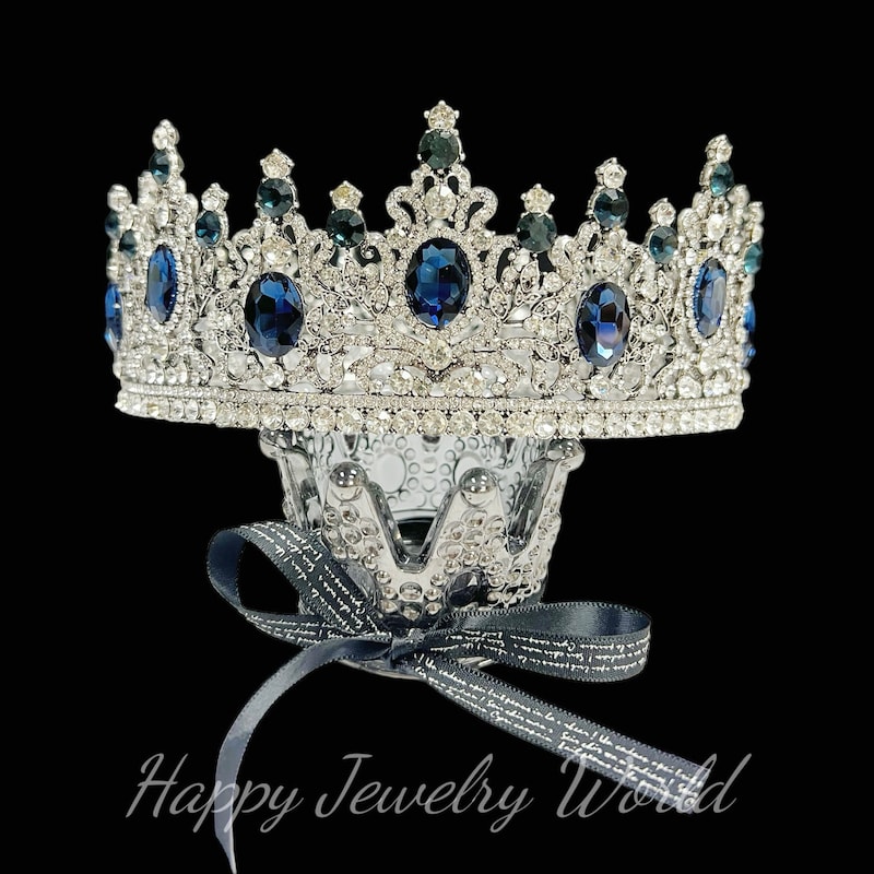 Royal Blue Crown - Etsy