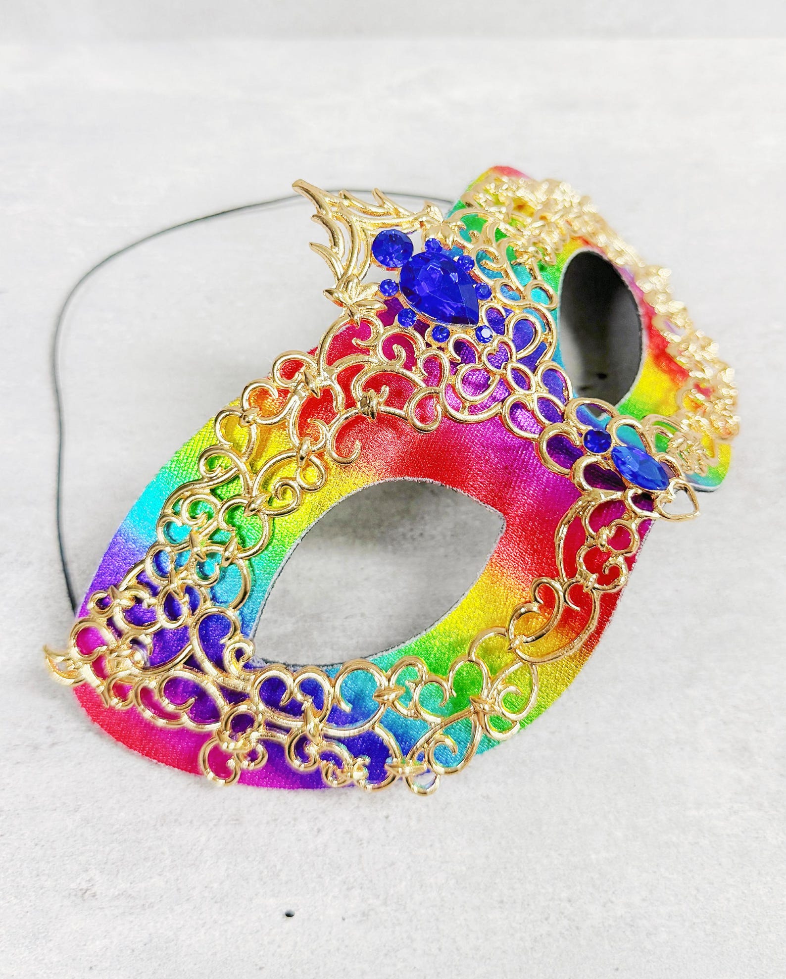 Rainbow Masquerade Mask, Masquerade Ball Party Mask, Cosplay Mask ...