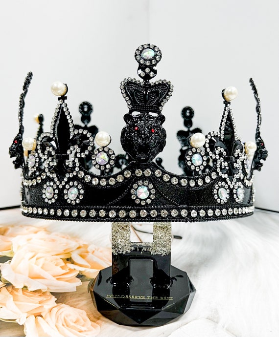 Black Crown Costume LED Crown Of The Black Queen For Halloween By