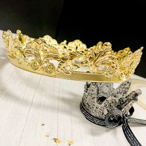 New Large Royal Queen Crowns for Women, Princess Full Round Crowns ...