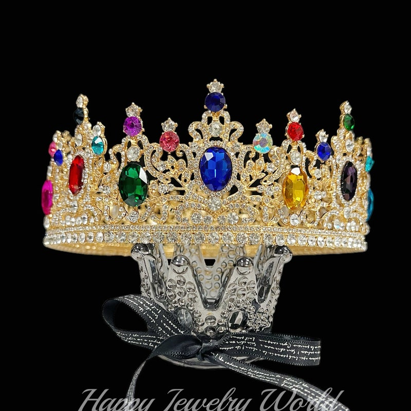 Rhinestone Crown - Etsy