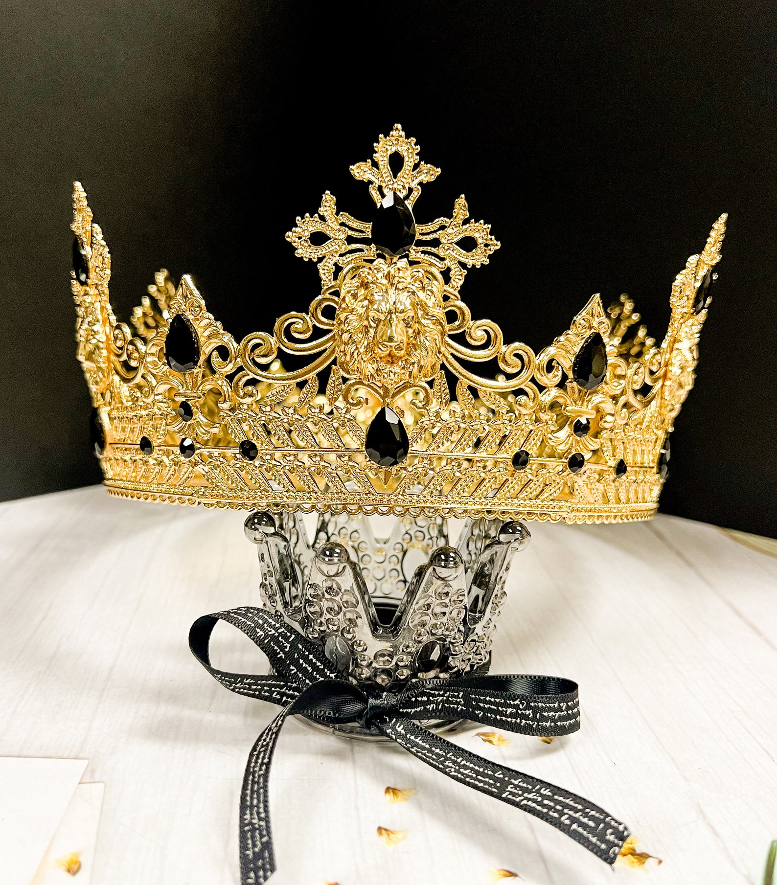 King Crown for Men, Royal Men's Crown, Prince Tiara for Wedding ...