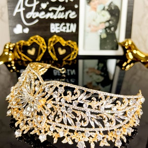 Luxury Butterfly Shape Crown, Elegant Princess Butterfly Tiara, Baroque ...