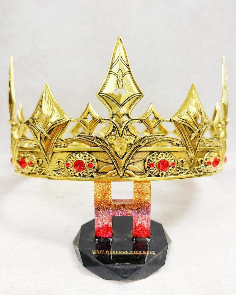 Gold Regal Crown, Prince Crown, Renaissance Faire, Costume Headpiece ...