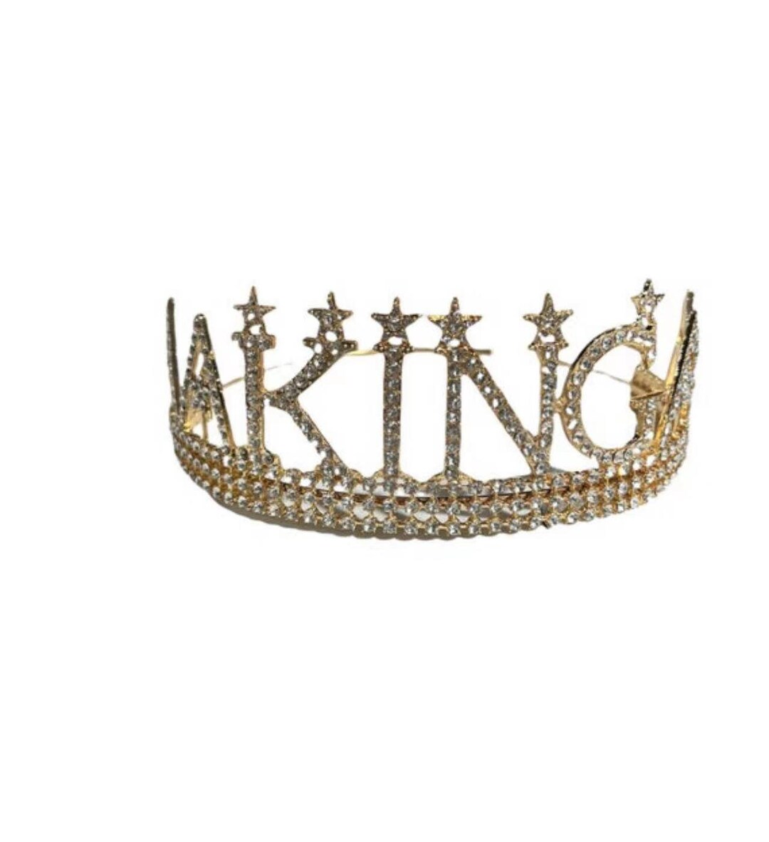 New Large Royal King Crowns for Men, Full Round Mens and Crowns Wedding ...