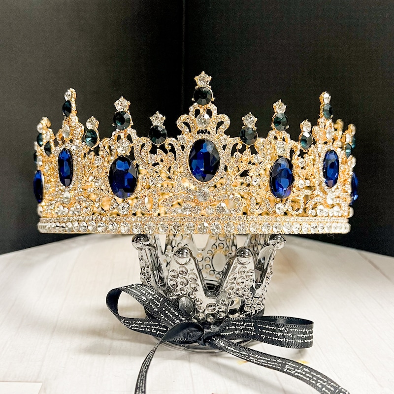 Royal Blue Crown - Etsy